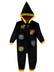 harry potter boys' onesie size 14 black