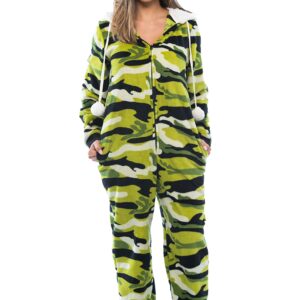 6342-10220-M Just Love Adult Onesie / Pajamas, Medium, Camo Print