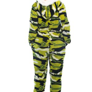 6342-10220-M Just Love Adult Onesie / Pajamas, Medium, Camo Print