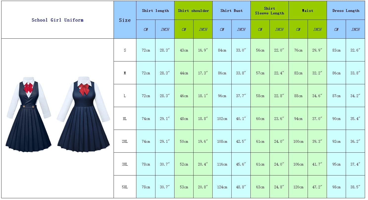 Classic Japanese School Girls Sailor Suit Dress Shirt Skirt JK Kawaii Anime Bunny Ears Cosplay Costumes Socks Bow Set Pink L