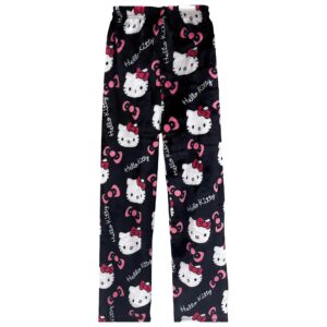 anime pajamas pants women's girls cartoon cat all character print flannel lounge sleep bottoms pajama pants christmas