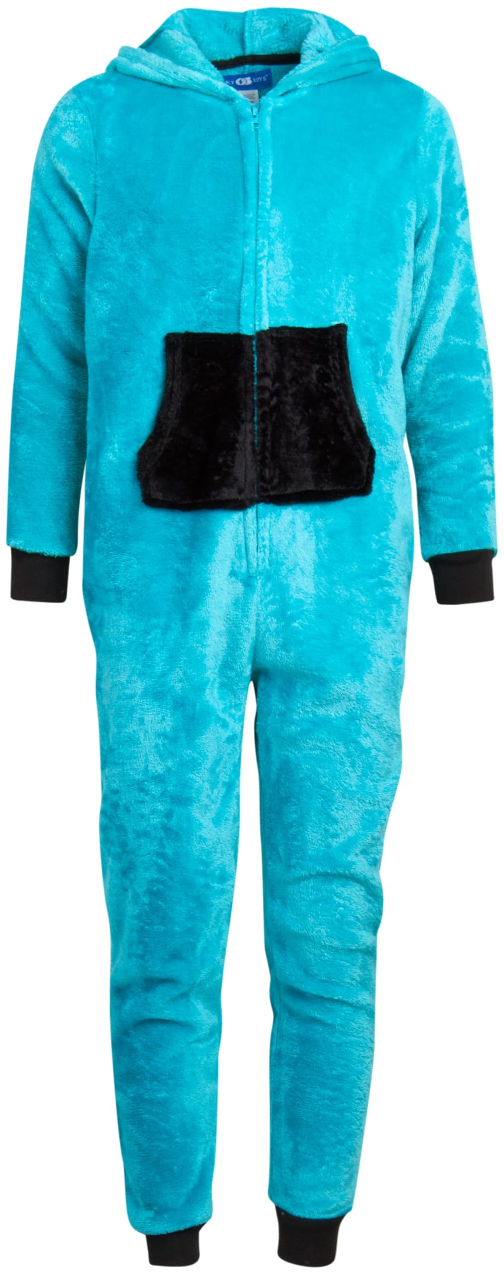 ONLY BOYS Bathrobe - Plush Fleece Bathrobe: Sharks, Cyclops, Dinosaurs, Bears (2T-14), Size 8-10, Brontes Teel