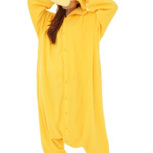 SAZAC Psyduck Pokemon Kigurumi - Onesie Jumpsuit Halloween Costume (Adult XL)