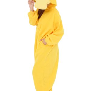 SAZAC Psyduck Pokemon Kigurumi - Onesie Jumpsuit Halloween Costume (Adult XL)