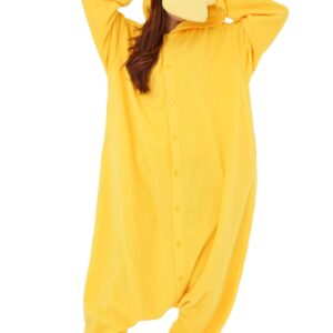 SAZAC Psyduck Pokemon Kigurumi - Onesie Jumpsuit Halloween Costume (Adult XL)