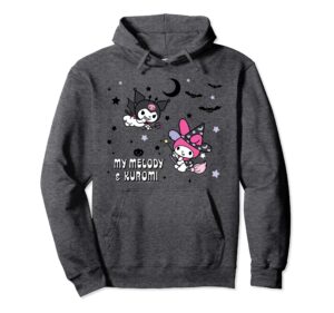 my melody and kuromi halloween hoodie pullover hoodie