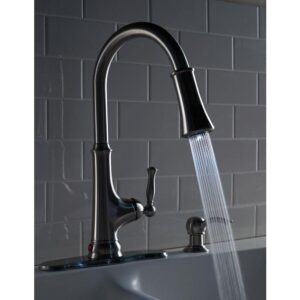 Glacier Bay Touchless Single-Handle Pull-Down Sprayer Kitchen Faucet with LED Light