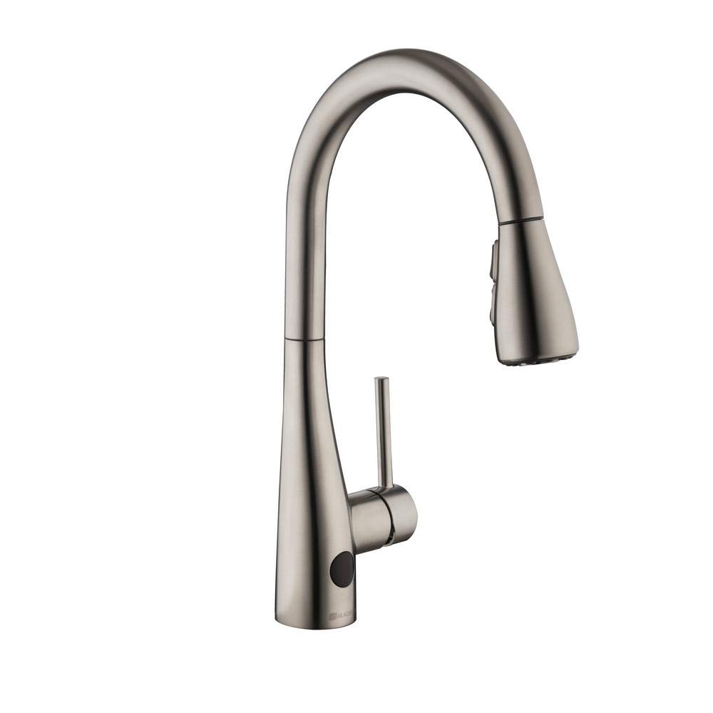 Glacier Bay Nottely Touchless Single-Handle Pull-Down Sprayer Kitchen Faucet in Stainless Steel