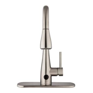 Glacier Bay Nottely Touchless Single-Handle Pull-Down Sprayer Kitchen Faucet in Stainless Steel