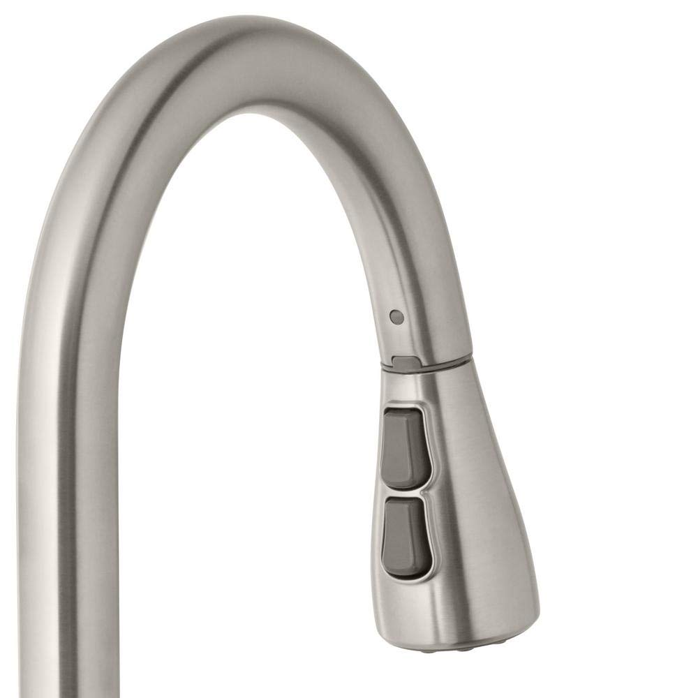 Glacier Bay Nottely Touchless Single-Handle Pull-Down Sprayer Kitchen Faucet in Stainless Steel