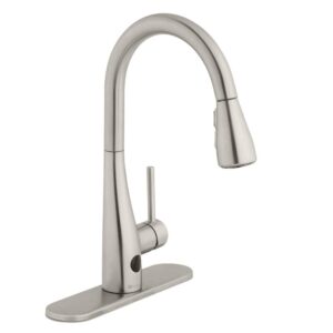 Glacier Bay Nottely Touchless Single-Handle Pull-Down Sprayer Kitchen Faucet in Stainless Steel