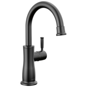 delta faucet 1960-bl-dst traditional beverage faucet, matte black