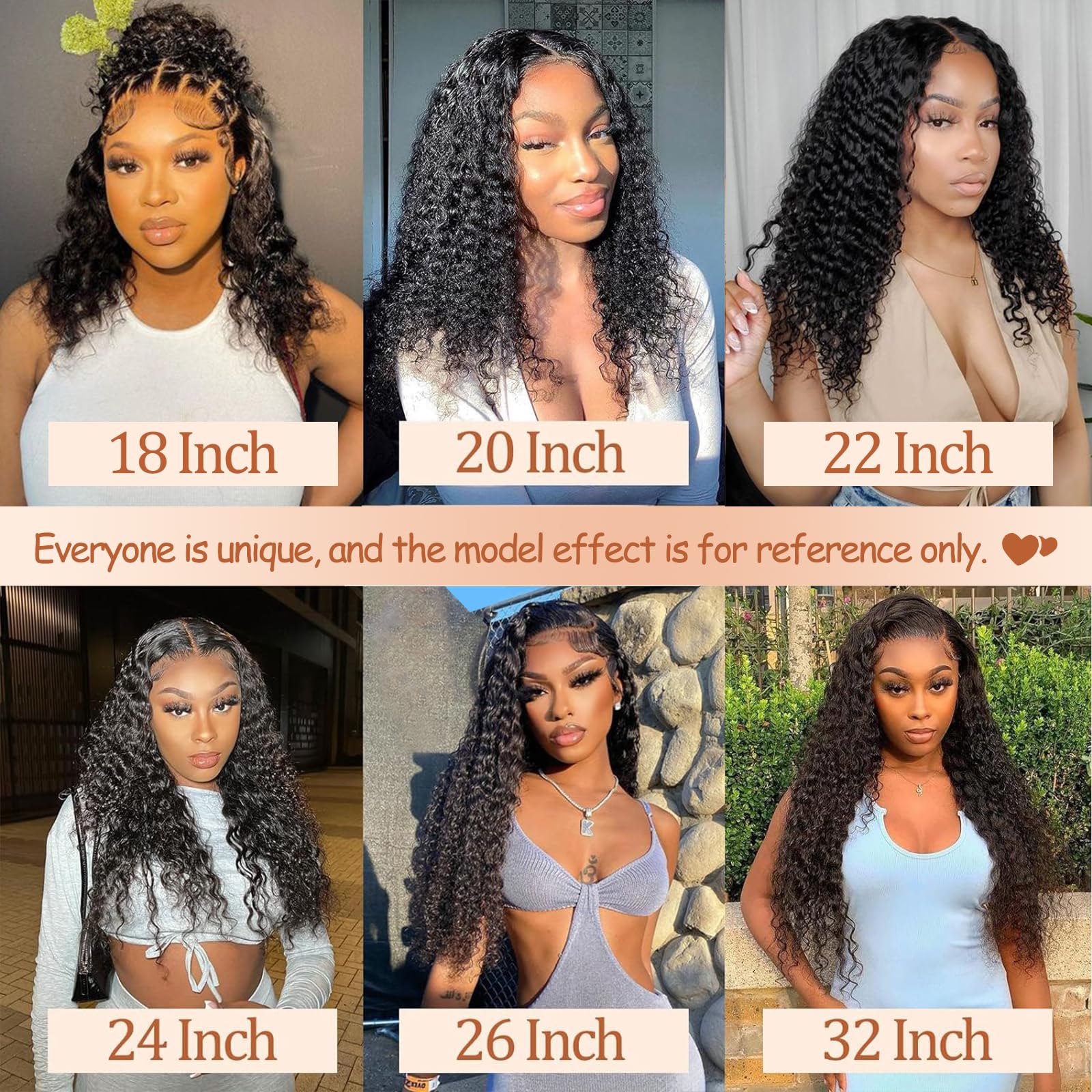 13x4 Deep Wave Lace Front Wigs Human Hair Pre Plucked 22 Inch Curly 150 Density Frontal Wig for Women Glueless Wigs with Natural Hairline (22 Inch)