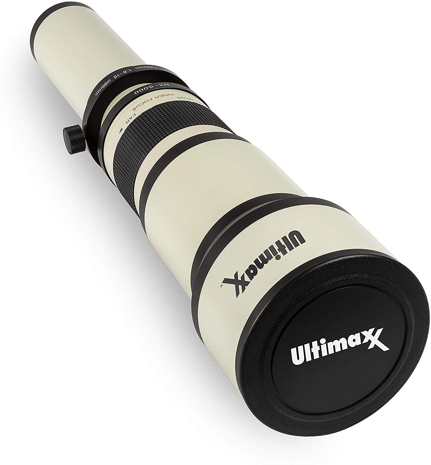 Ultimaxx 650-1300mm (w/ 2X Converter 1300-2600mm) Telephoto Zoom Lens Kit for EOS Rebel T3, T3i, T4i, T5, T5i, T6, T7 T6i, T6s, T7i, T8i, SL1, SL2, SL3, EOS 60D, 70D, 77D, 80D, 90D, 5D III, 5D IV, 6D