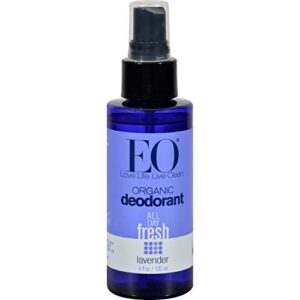 eo organic deodorant spray, lavender, 4 oz