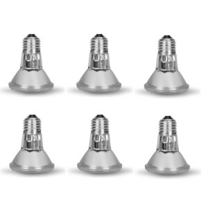 Par 20 6 Pack FL25 35PAR20/FL 35 Watt Halogen Spot Light Bulb Replacement 120V 130V Base Flood Beam Lighting Range Hood Oven PAR20 Reflector Excel Bulbs DL Kitchen Bathroom Ceiling Can Lamp 35W E26 6P