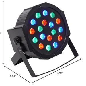 (24) Rockville LED RGB Par Can Wash Light + Dual Bracket Bundle: (1) Lighting Controller + MIDI Control, (1) 25ft 3 Pin DMX Lighting Cable, (23) 10ft 3 Pin DMX Lighting Cables (49 Items)