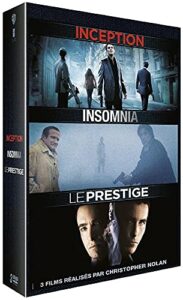 3 films réalisés par christopher nolan : inception + insomnia + le prestige