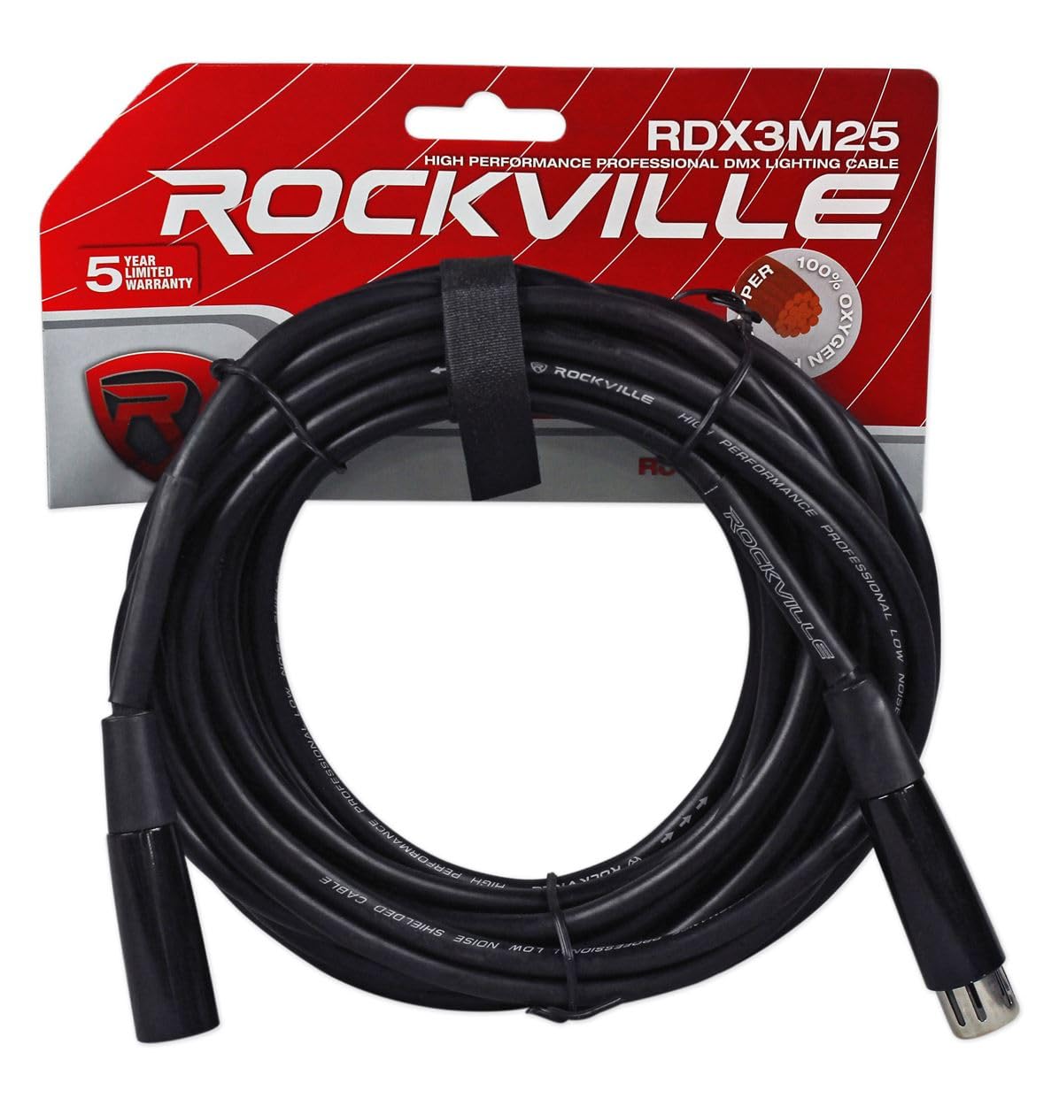 (2) Rockville LED RGB Par Can Wash Light + Dual Bracket Bundle: DJ/Club DMX Wash Light, (1) Universal Travel Bag, (1) 25ft 3 Pin DMX Lighting Cable, (1) 10ft 3 Pin DMX Lighting Cable (5 Items)