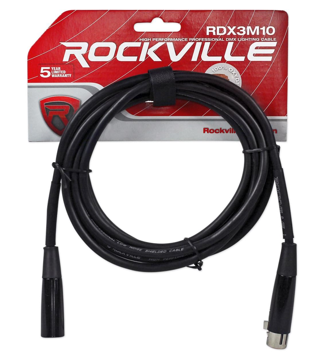 (2) Rockville LED RGB Par Can Wash Light + Dual Bracket Bundle: DJ/Club DMX Wash Light, (1) Universal Travel Bag, (1) 25ft 3 Pin DMX Lighting Cable, (1) 10ft 3 Pin DMX Lighting Cable (5 Items)