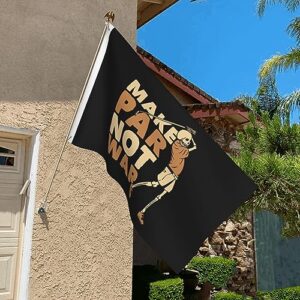 IMEEGIEN Make Par Not War Flag 3x5 Ft Double-Sided Outdoor Decoration Banner Durable Home Yard Flags Polyester Welcome Flag