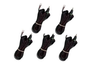 usav set of 5 speaker cable for bose lifestyle acoustimass system - rca to bare wire