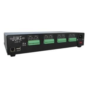 juke-8: 8 zone multi-room amplifier | stream wirelessly via airplay 2, spotify connect, bluetooth, dlna | app controlled audio system