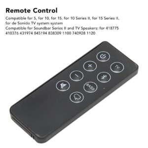 Remote Control Replacement for Soundbar Series II, Universal Remote Controller for 418775 410376 431974 845194 838309 1100 740928 1120, for de Sonido TV System System Remote