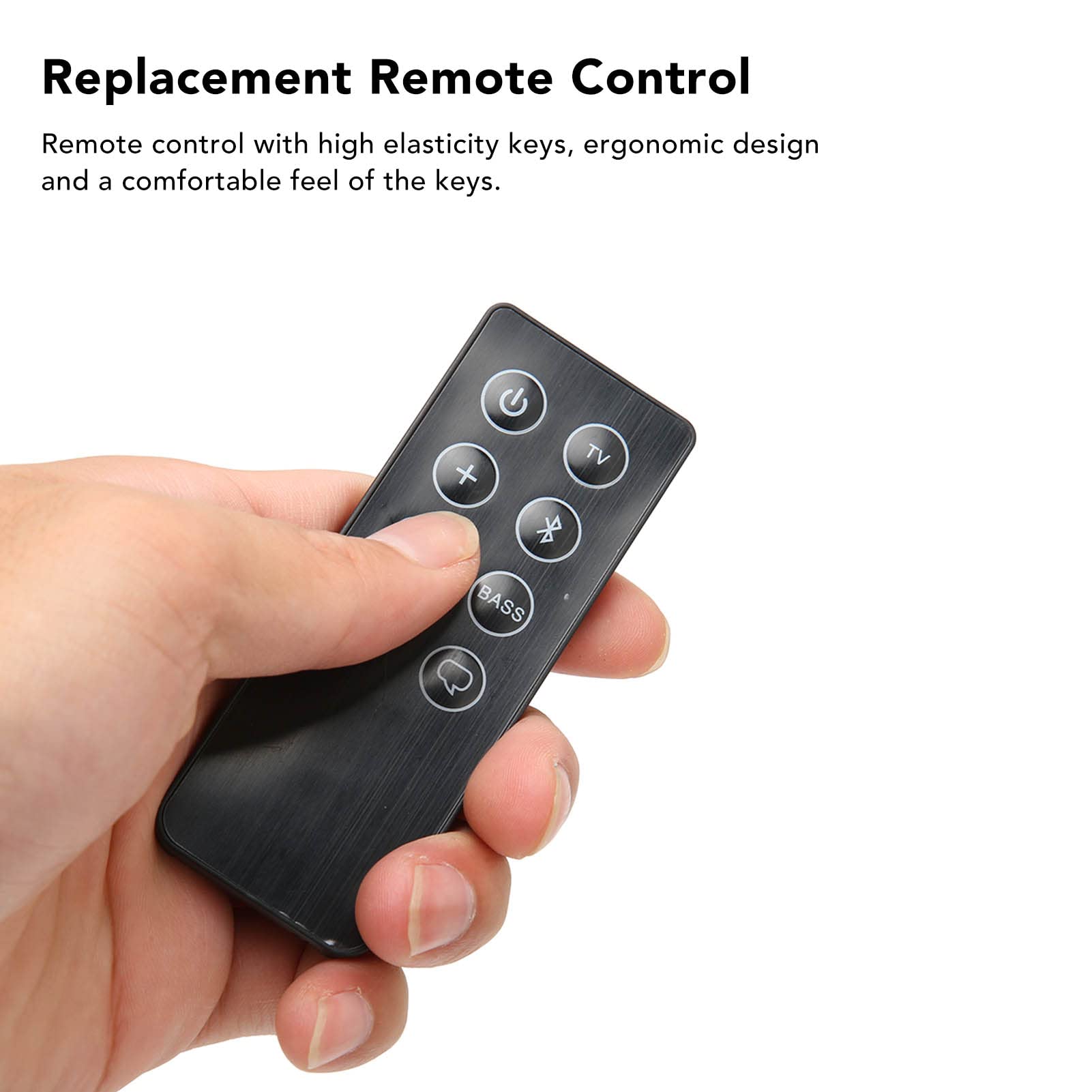 Remote Control Replacement for Soundbar Series II, Universal Remote Controller for 418775 410376 431974 845194 838309 1100 740928 1120, for de Sonido TV System System Remote