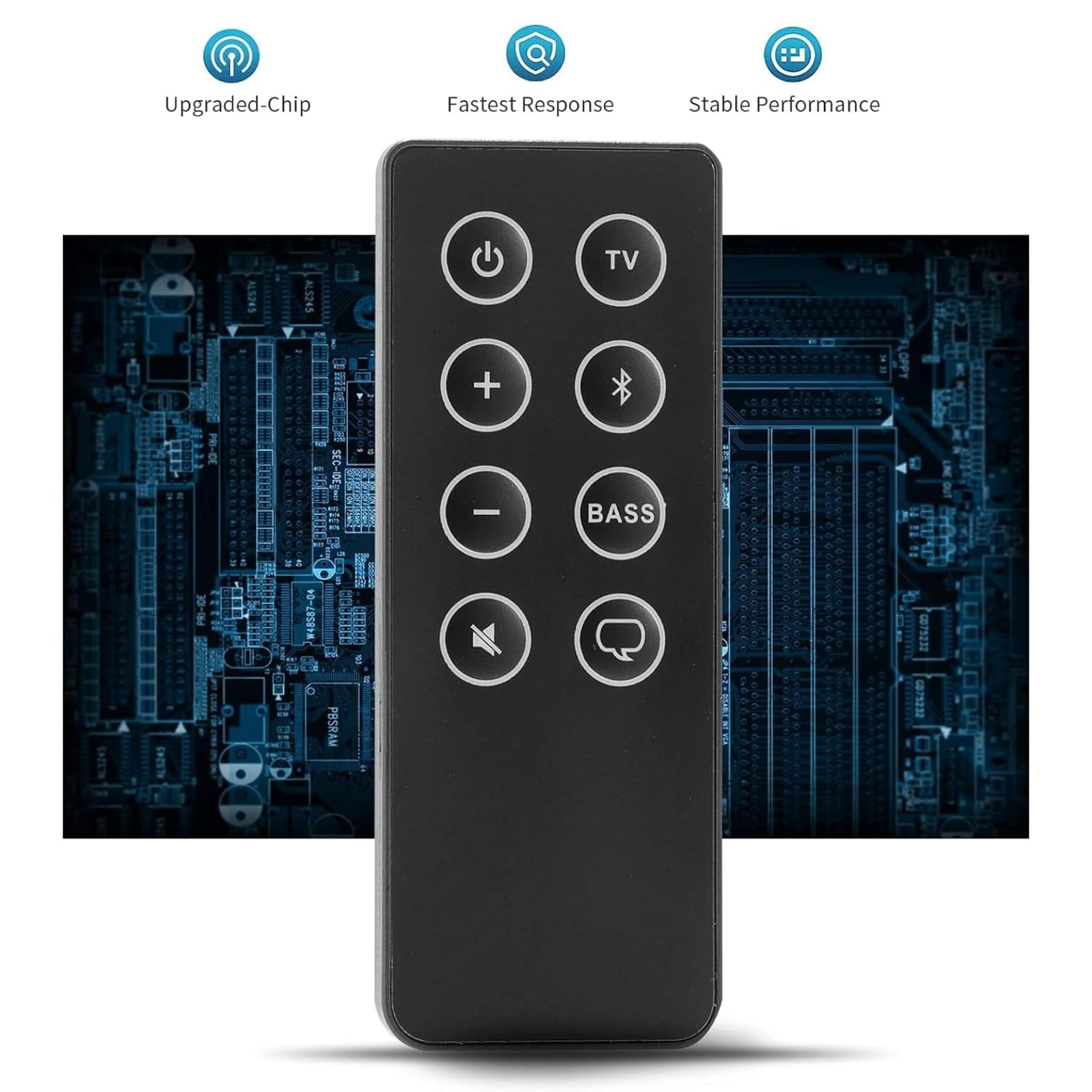 Remote Control Replacement for Soundbar Series II, Universal Remote Controller for 418775 410376 431974 845194 838309 1100 740928 1120, for de Sonido TV System System Remote