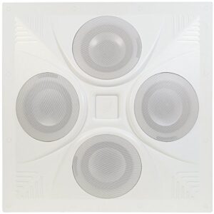 pure resonance audio sd4 superdispersion ceiling speaker array, built-in 8 ohm/70 v transformer