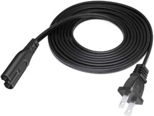 digitmon replacement 10ft us 2-prong ac power cord cable for bose acoustic wave music system ii