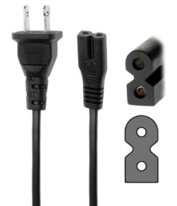 afkt ac in power cord cable plug for bose ps3-2-1 ps3-2-1 ii ps3-2-1 iii ps321 powered speaker system acoustimass subwoofer bose cinemate 1sr sr1 sr 1 digital home theater speaker system