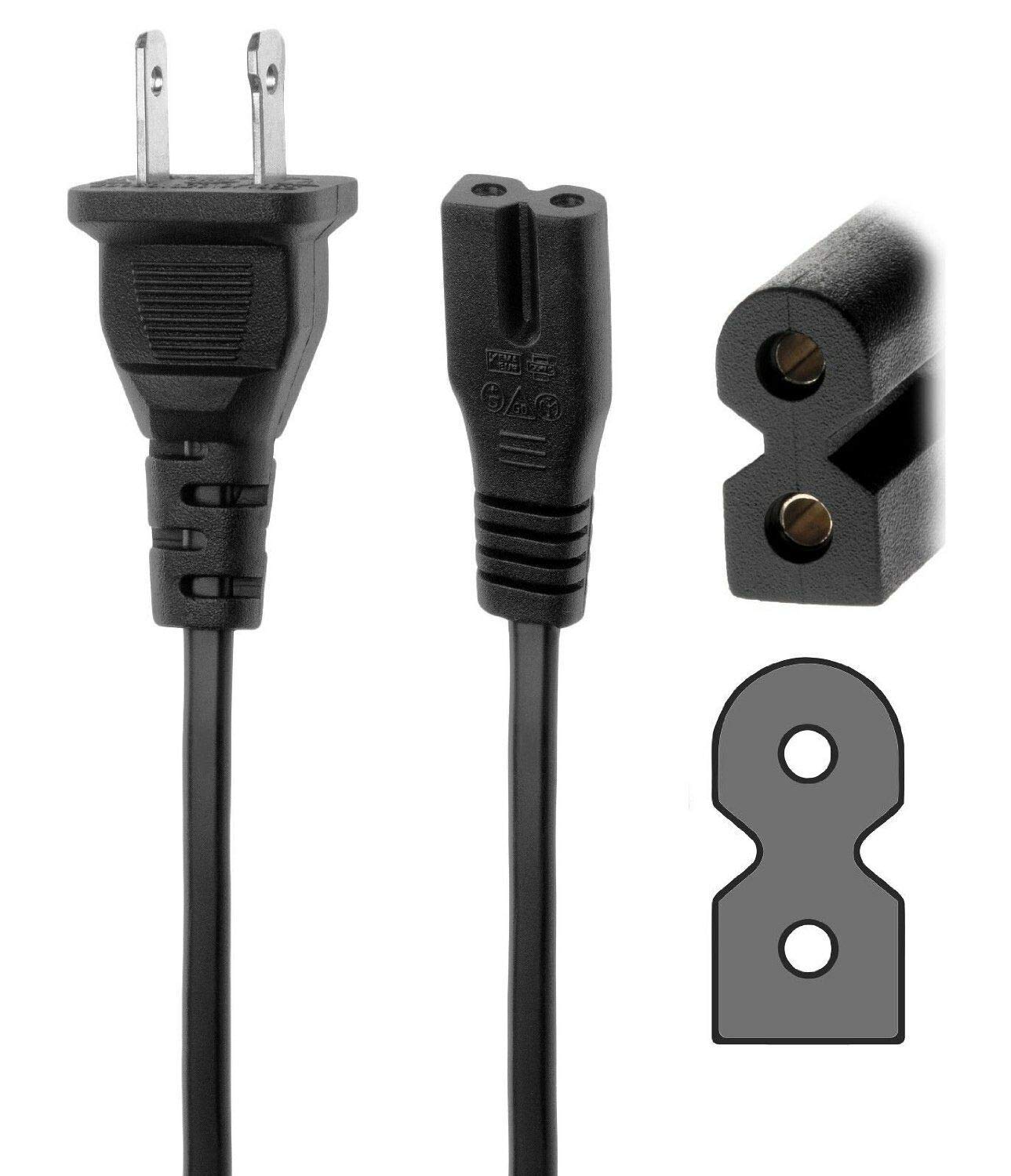 AFKT AC in Power Cord Cable Plug for Bose PS3-2-1 PS3-2-1 II PS3-2-1 III PS321 Powered Speaker System Acoustimass Subwoofer Bose Cinemate 1Sr SR1 SR 1 Digital Home Theater Speaker System