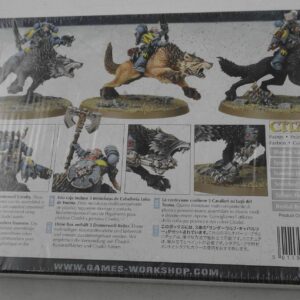 Games Workshop 99120101091 Space Wolves Thunder Wolf Cavalry Action Figure, Black