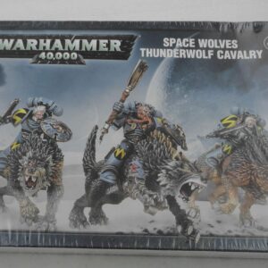 Games Workshop 99120101091 Space Wolves Thunder Wolf Cavalry Action Figure, Black