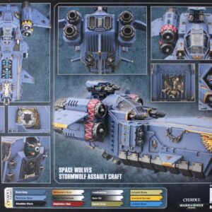 Games Workshop 99120101117" Warhammer 40,000" Space Wolves Storm Fang Gunship Action Figure