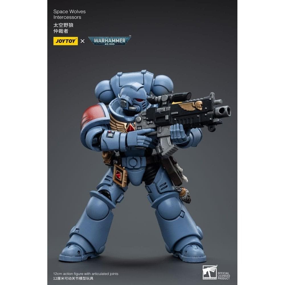 JoyToy Warhammer 40K: Space Wolves Intercessors 1:18 Scale Action Figure