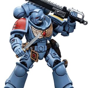 JOYTOY Warhammer 40,000 Action Figure, Space Wolves Intercessors, 4.2inch 1/18 Warhammer 40K Collection Model for Unisex, Adult, Christmas, Birthday Gifts, Ages 15 and Up