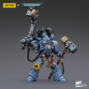 Joytoy Warhammer 40K 1/18 Action Figures Joy Toy Mecha Figure Model Space Wolves Iron Priest Jorin Fellhammer