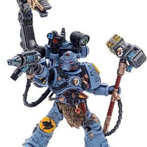 HiPlay JoyToy Warhammer 40K Space Wolves Iron Priest Jorin Fellhammer 1:18 Scale Collectible Action Figure