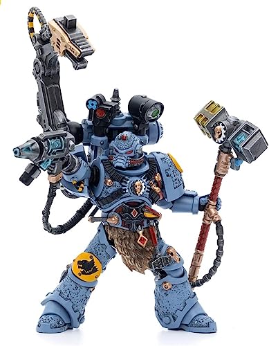 HiPlay JoyToy Warhammer 40K Space Wolves Iron Priest Jorin Fellhammer 1:18 Scale Collectible Action Figure