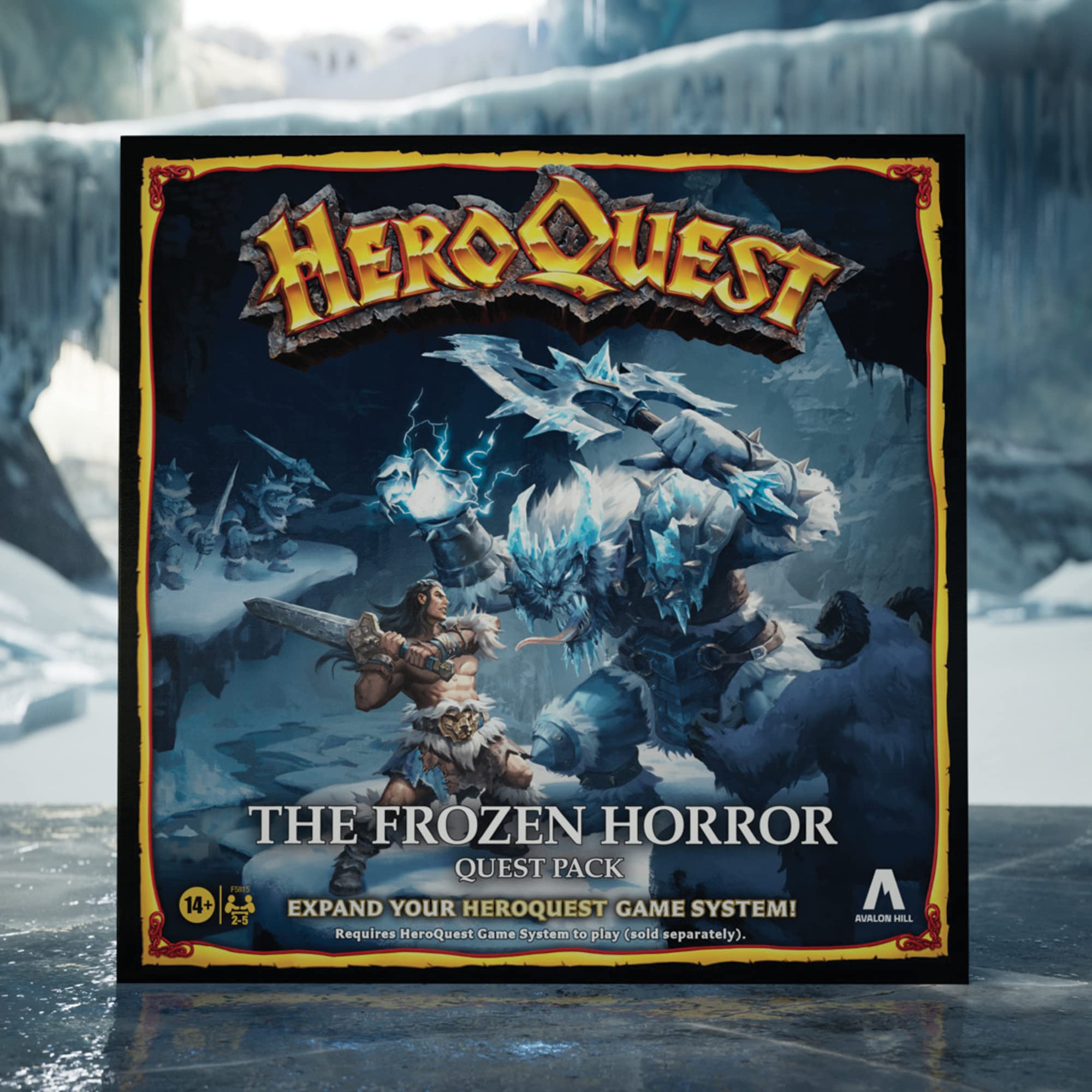 Avalon Hill HeroQuest The Frozen Horror Quest Pack, Dungeon Crawler Game for Ages 14+, Requires HeroQuest Game System to Play