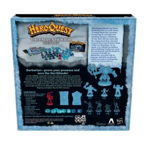 Avalon Hill HeroQuest The Frozen Horror Quest Pack, Dungeon Crawler Game for Ages 14+, Requires HeroQuest Game System to Play