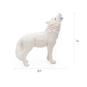 RESTCLOUD 7Pcs Wolf Toy Figurines Set Wolf Animals Figures (Wolf Set A)