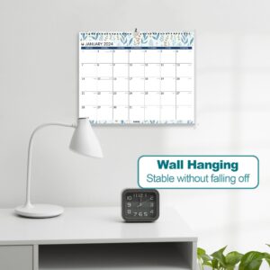 SUNEE Wall Calendar 2023-24, Now to December 2024, 15 Months Large Monthly Calendar for Office, 14.5x11.5, Floral Decorative