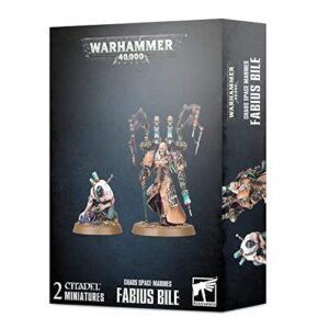 games workshop - warhammer 40,000 - chaos space marines fabius bile