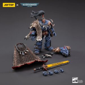 JoyToy Warhammer 40,000 1/18 Action Figure Space Wolves Ragnar Blackmane Model