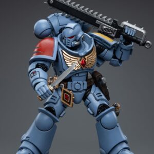 Pipigirl JoyToy 40K Space Marine Genuine License 1/18 Soldier, 4inch Models Space Marines Action Figures Kits (Space Wolves Intercessors)