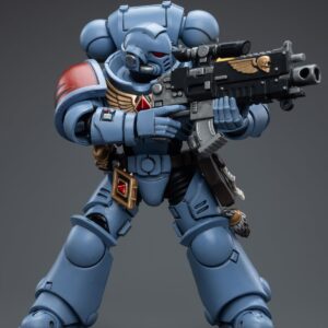 Pipigirl JoyToy 40K Space Marine Genuine License 1/18 Soldier, 4inch Models Space Marines Action Figures Kits (Space Wolves Intercessors)